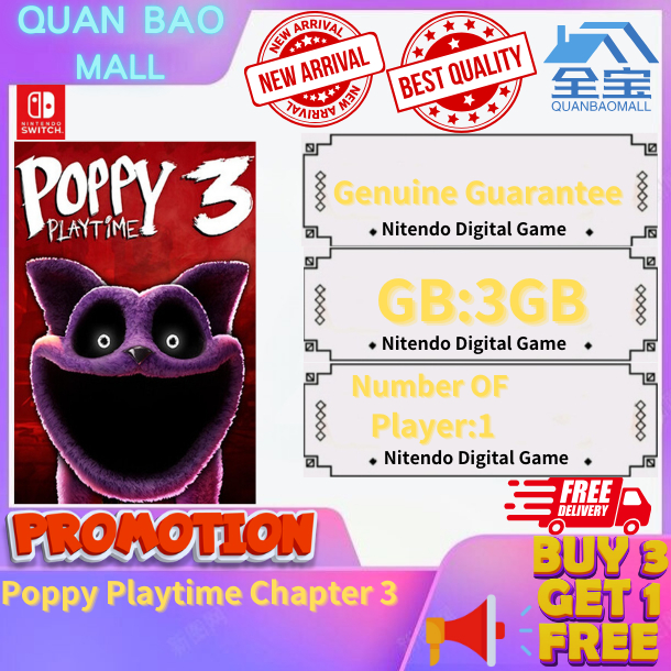Poppy Playtime Chapter 3 (Nintendo Switch)Muat turun Permainan Digital ...