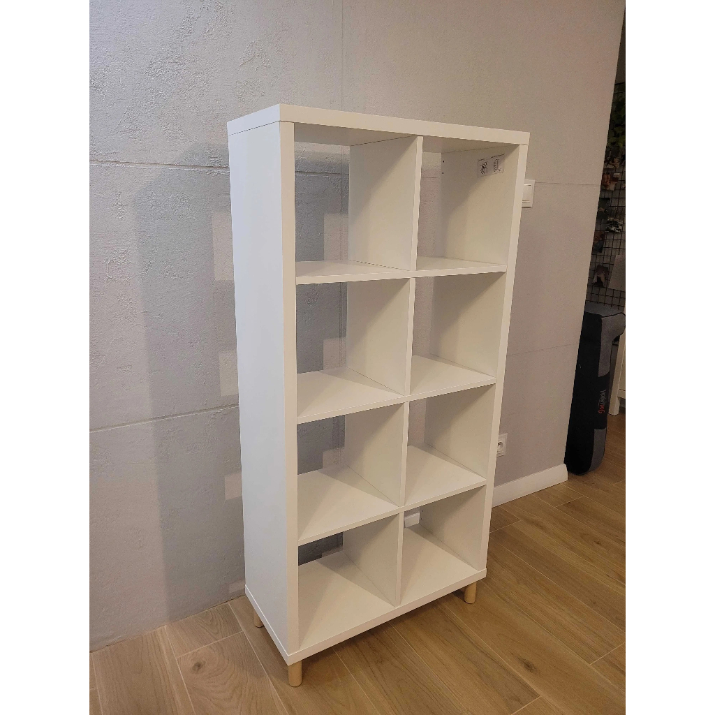 FLYSTA 69x132cm White Shelving Unit for Storage / Display / Deco / Book ...