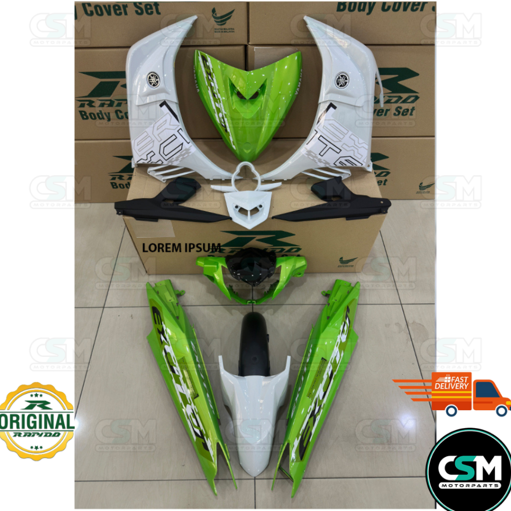 Rapido Cover Set Assembly LC135 V4-V7 Exciter (303) VRC Red ,Blue ...