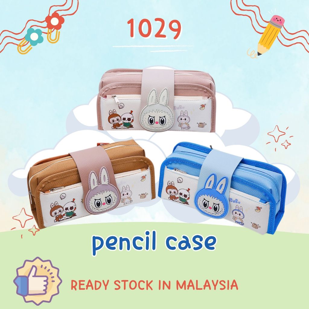 ( 1029 ) Labubu Collection Pencil Case / Unisex School Sekolah Tadika ...