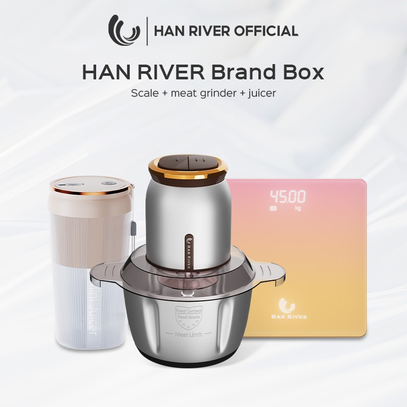 HAN RIVER Brand Box Blender + Juicer Cup + Weight Scale Super Value ...