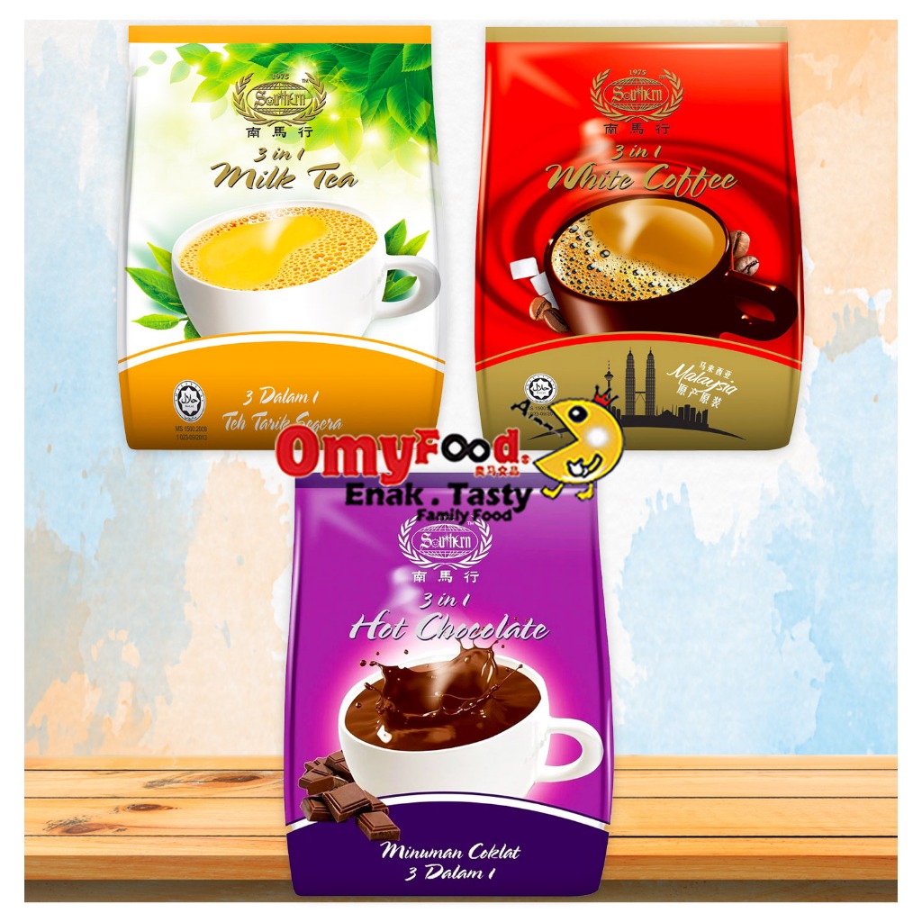 450g (30g x 15pcs) Southern 3 In 1 (White Coffee / Milk Tea / Hot ...
