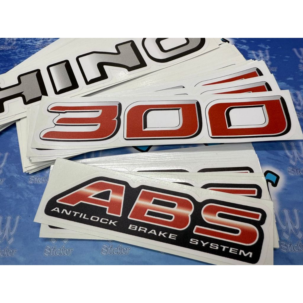 Sticker Hino 300 ABS depan Lorry | Shopee Malaysia