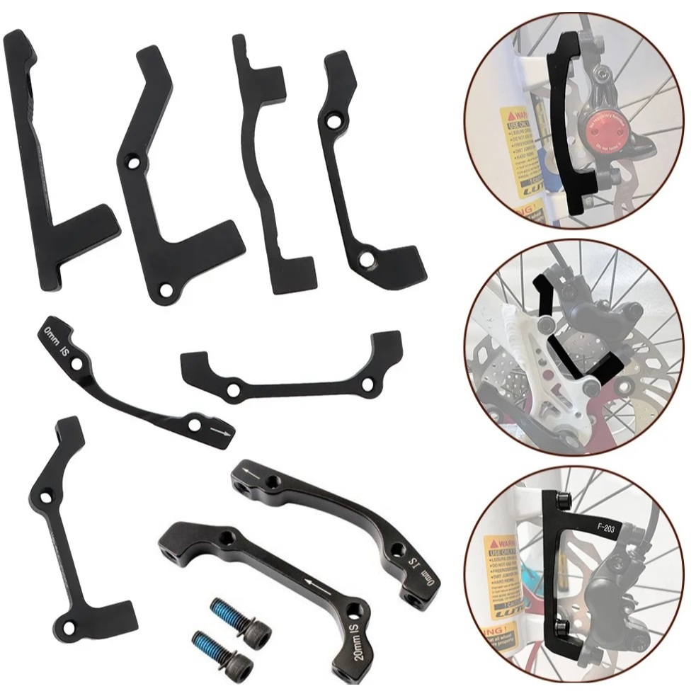 Bicycle Disc Brake Mount Bracket Adapter IS/PM aluminum alloy caliper ...