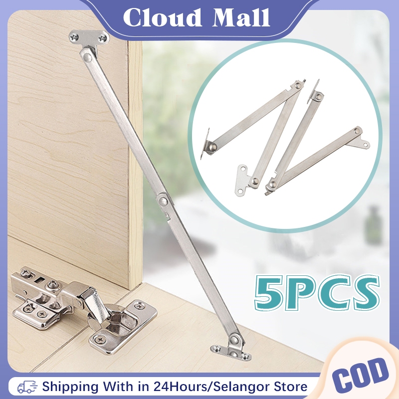 5Pcs Rotatable Folding Support Hinge Door Kitchen Cupboard Hinges Lid ...