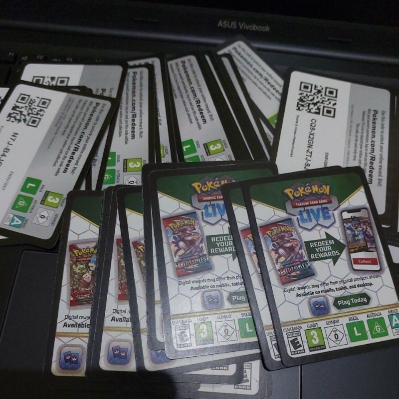 Pokemon TCG - Code Cards, unused, 45 pcs | Shopee Malaysia