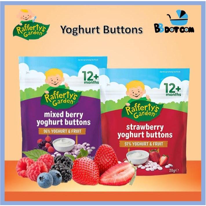 Rafferty's Garden Yoghurt Buttons 28g (12 months+) - 1 Pack | Shopee ...