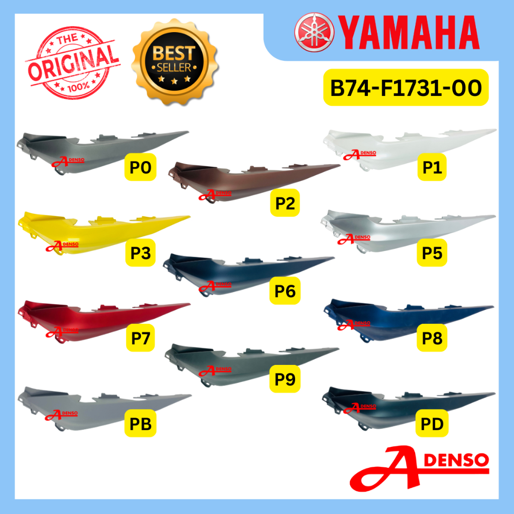 XMAX X MAX V1 SIDE COVER 3 LH LEFT SIDE KIRI (YAMAHA100%ORIGINAL) B74 ...