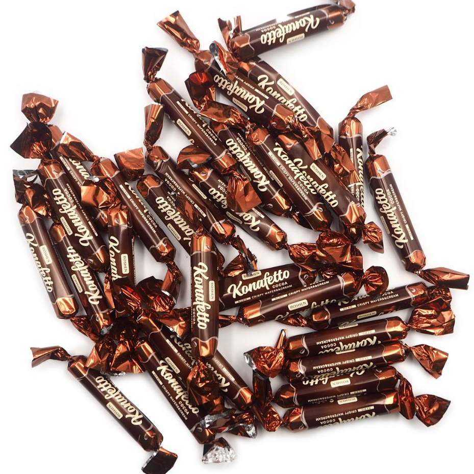 KONAFETTO ROSHEN COCOA NERO CRISPY WAFERS & CREAM ( 1KG, 500G, 250G ...