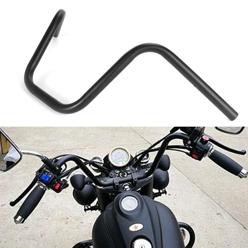 Universal 22mm Vintage Motorcycle Handlebar Super High Scooter Handle ...