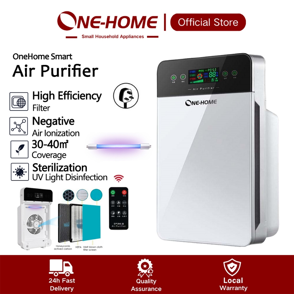 ONEHOME Air Purifier with UV Sterilization 淨化器空氣淨化器 Home Air Purifier/Air Cleaner Dust Removal ...