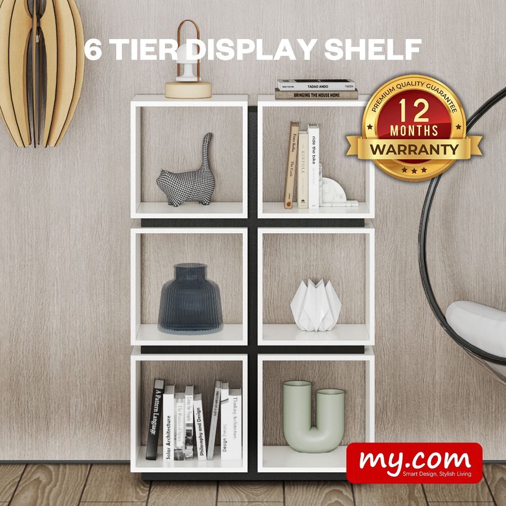 Rak 6 Tingkat/6 Tier Display Shelf/Multipurpose Shelves/Bookshelf ...