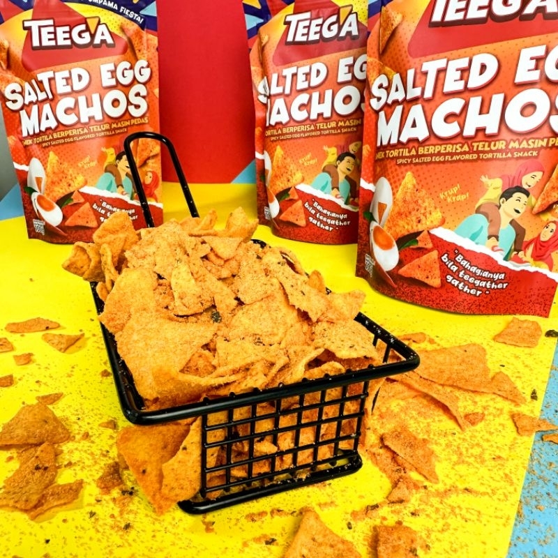 TEEGA CRISPY CHEEZY MACHOS/TEEGA CRISPY SALTED EGG MACHOS | Shopee Malaysia