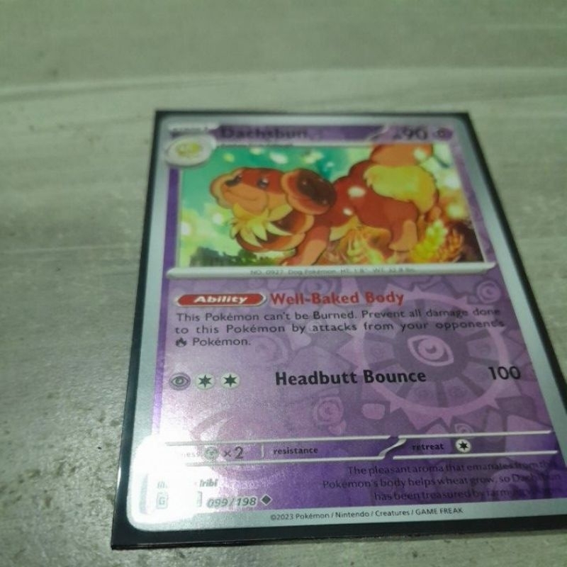 Reverse Holo Dachsbun (099/198) Pokemon Scarlet & Violet | Shopee Malaysia