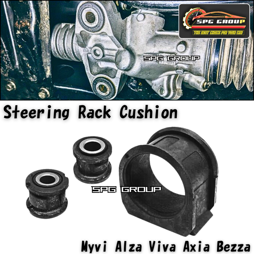 [3PCS] STEERING RACK RUBBER BUSH SET PERODUA MYVI ALZA VIVA AXIA BEZZA ...