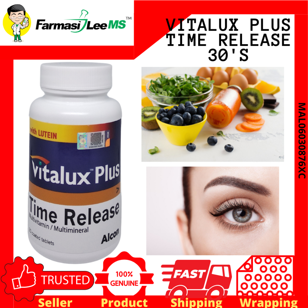 Vitalux Plus Multivitamin with Lutein 30s (Exp 12/2026) | Shopee Malaysia