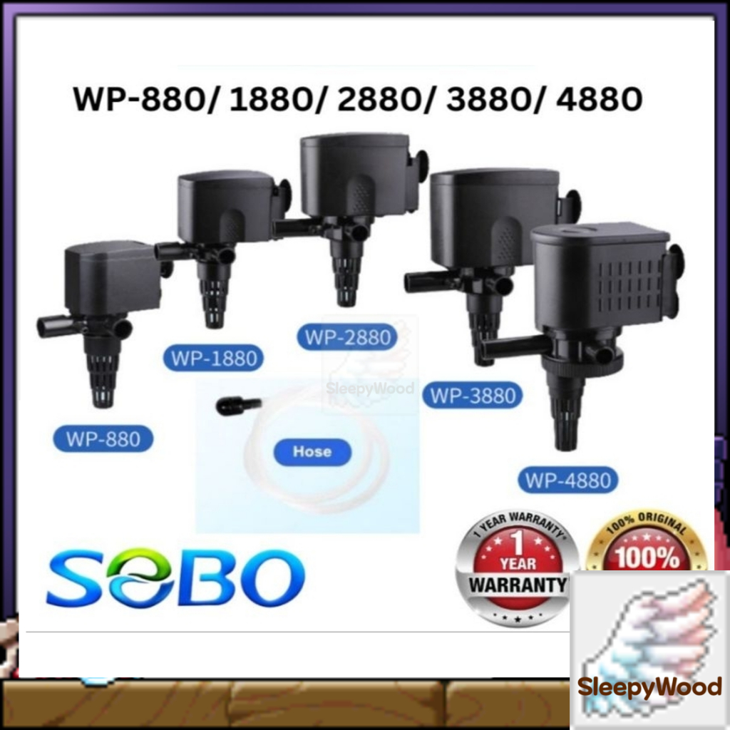 SOBO Aquarium Power Head Water Pump Oxygen Pump WP880 WP1880 WP2880 ...