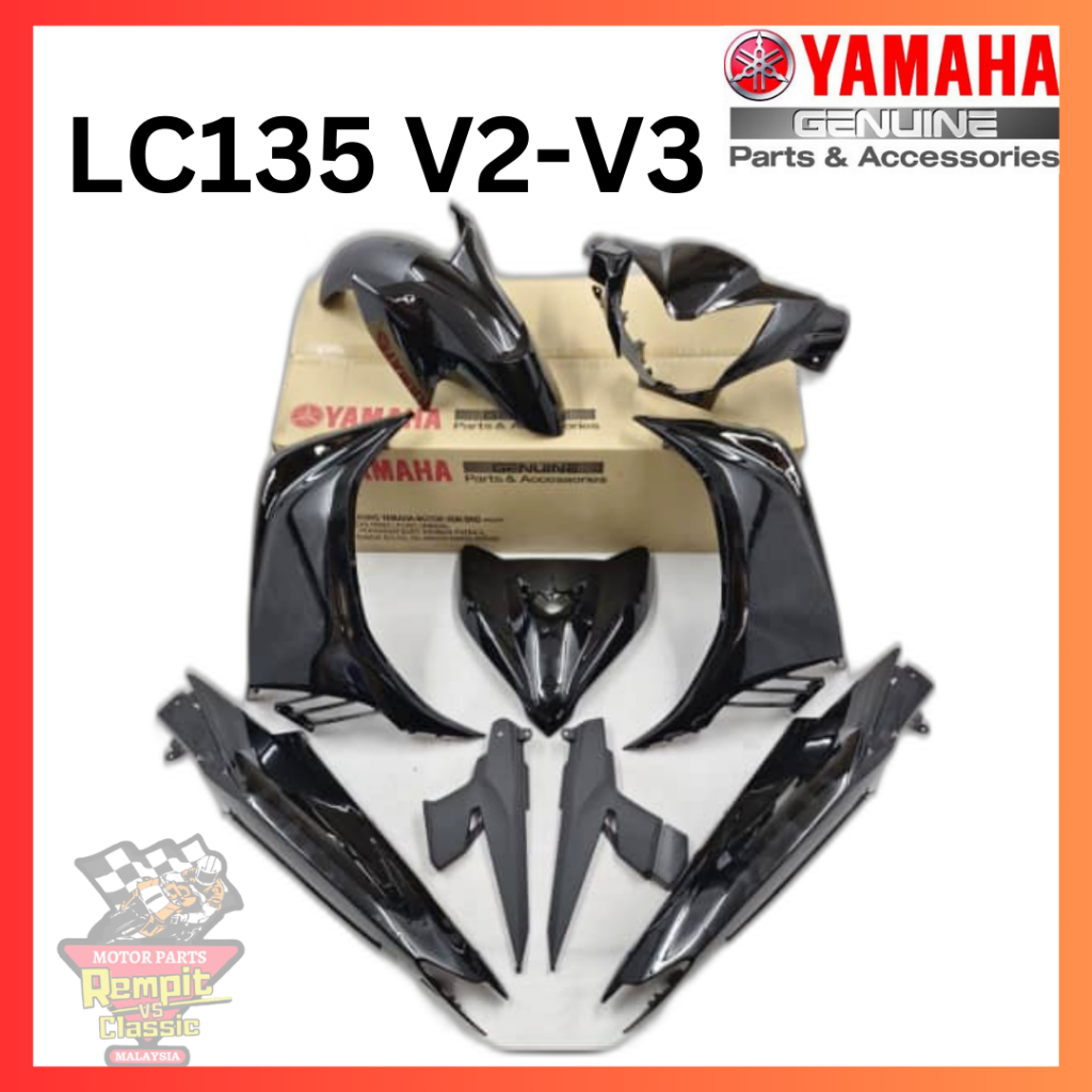 REMPIT LC135 V2-V3 55C 55D Original Yamaha HLY Cover Set | Shopee Malaysia