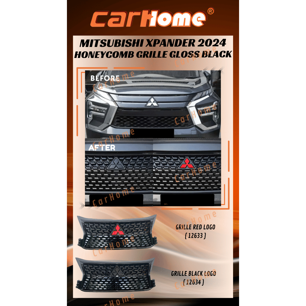 Mitsubishi XPANDER 2024 2025 Facelift Front Bumper Grille HONEYCOMB ...