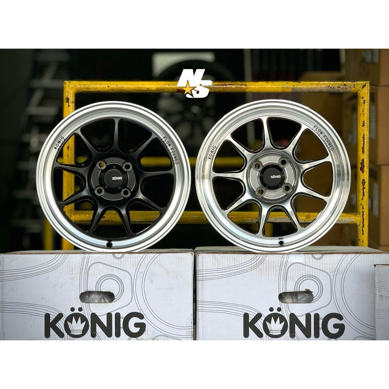 KONIG WHEELS COUNTERGRAM (15” 4-100) | Shopee Malaysia