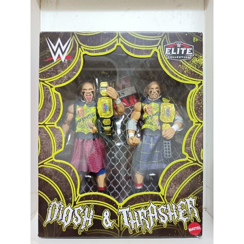 Mattel WWE Elite Headbangers Mosh & Thrasher 2-Pack Wrestling Action ...