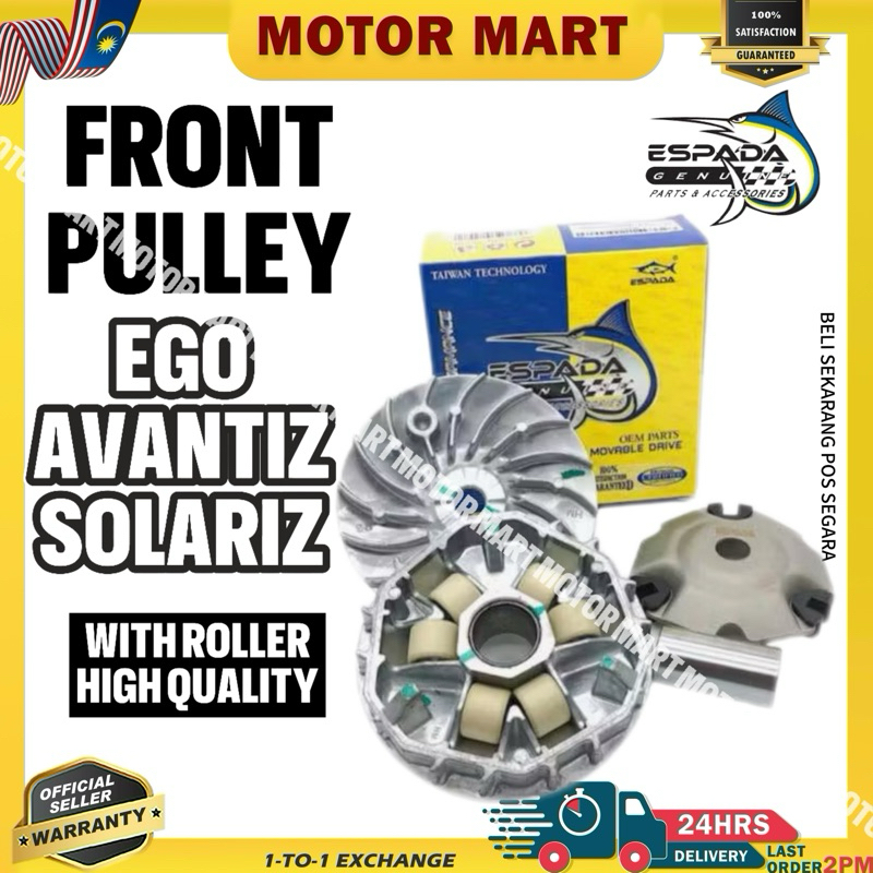 YAMAHA EGO AVANTIZ / SOLARIZ FRONT PULLEY MOVABLE DRIVE WITH BUSH SET ...