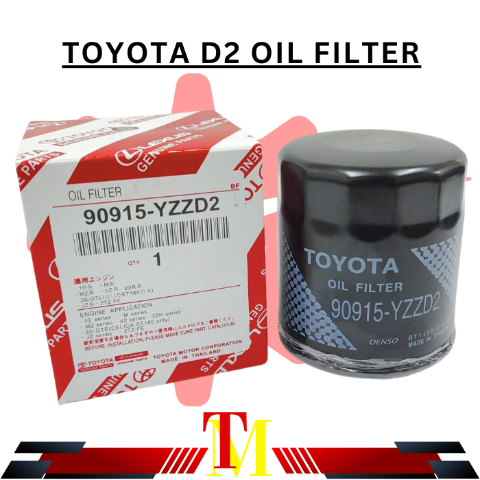 TOYOTA 90915-YZZD2 OIL FILTER - HILUX/ INNOVA/ HIACE/ FORTUNER/ ESTIMA ...