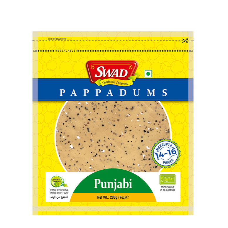 SWAD Punjabi Papad 200g (Product of India) Export pack | Premium ...