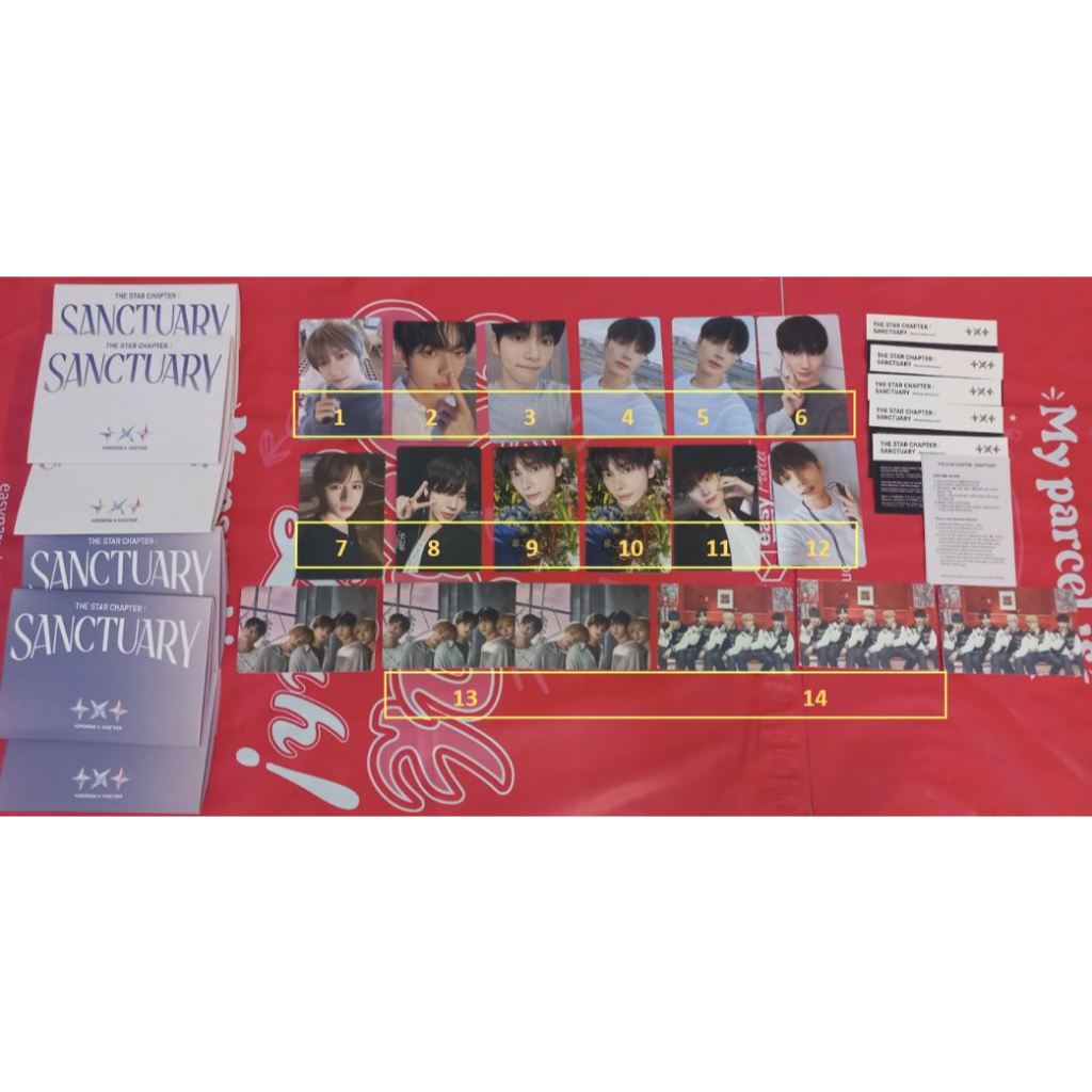 TXT - Album The Star Chapter : SANCTUARY ( Weverse Albums ver. ) PHOTOCARDS | Shopee Malaysia