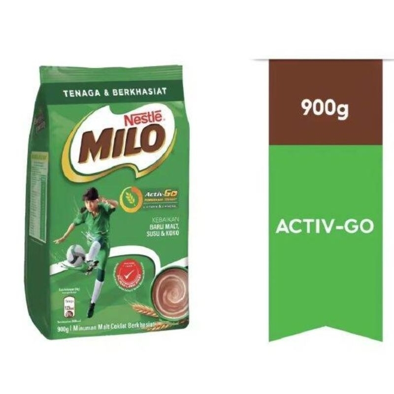MILO Activ-Go Softpack 900g /1kg | Shopee Malaysia