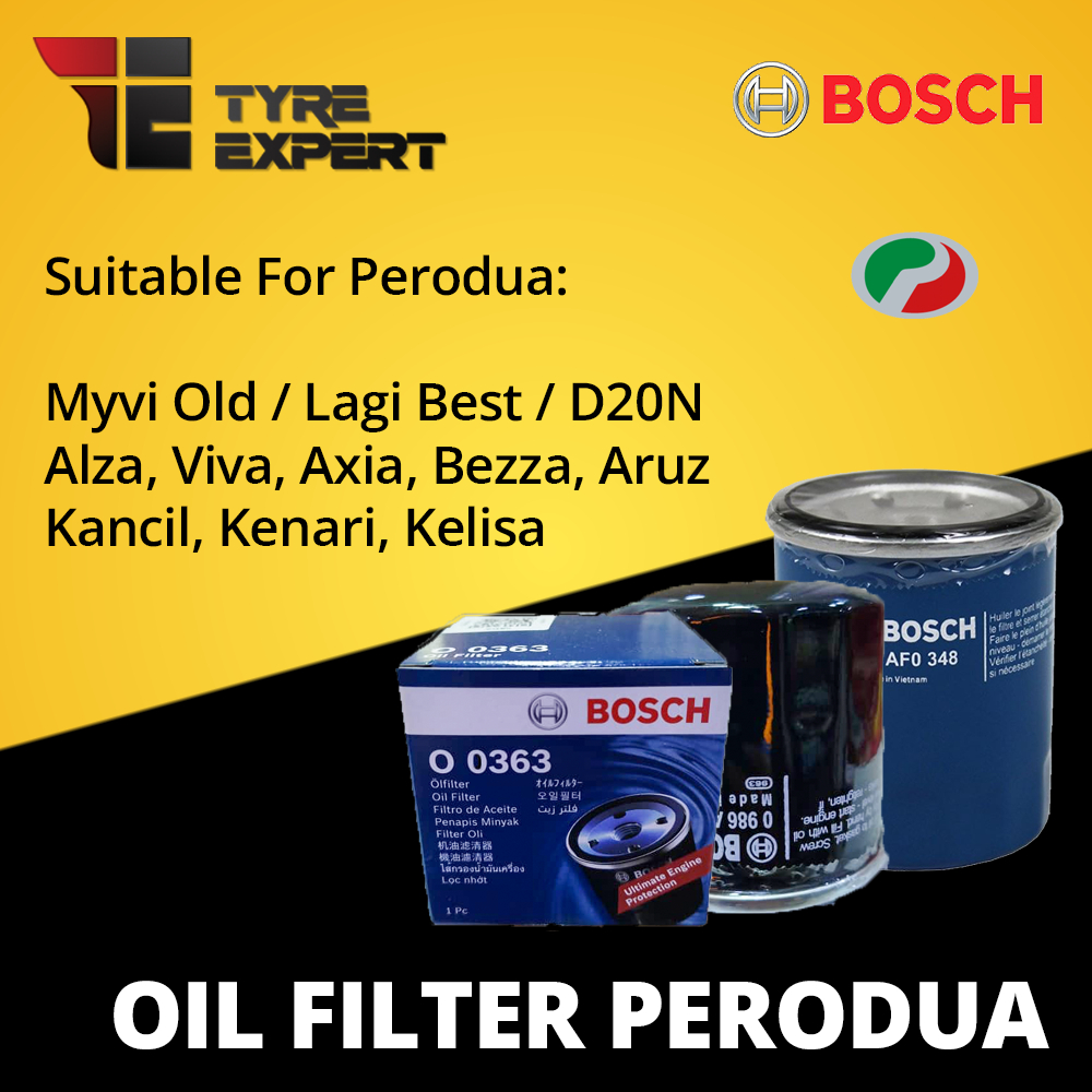 Oil Filter Bosch Perodua For Myvi Old Myvi Lagi Best Myvi D20N Viva ...