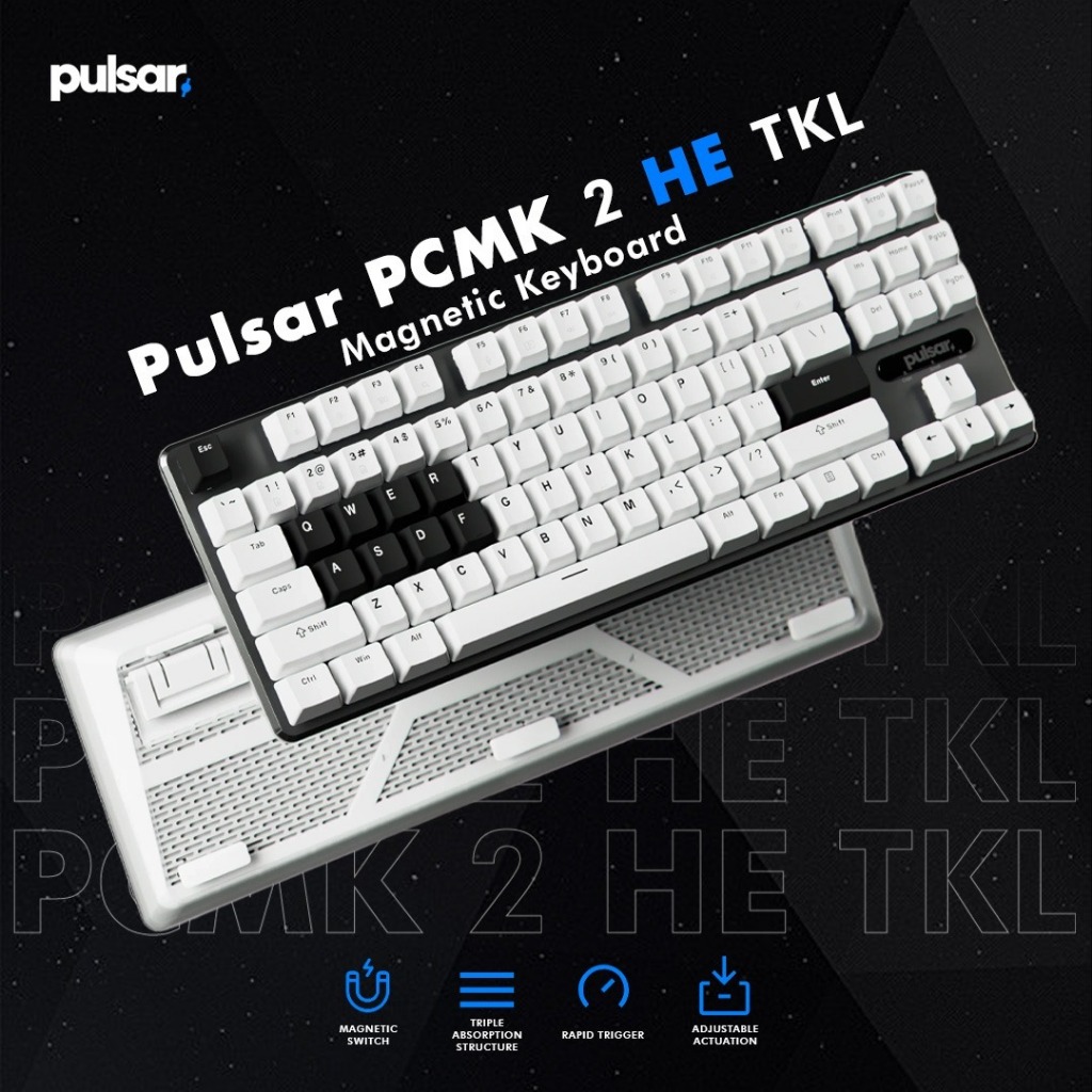 # Pulsar PCMK 2 HE TKL - 80% TKL Hall Effect Magnetic RGB Gaming ...