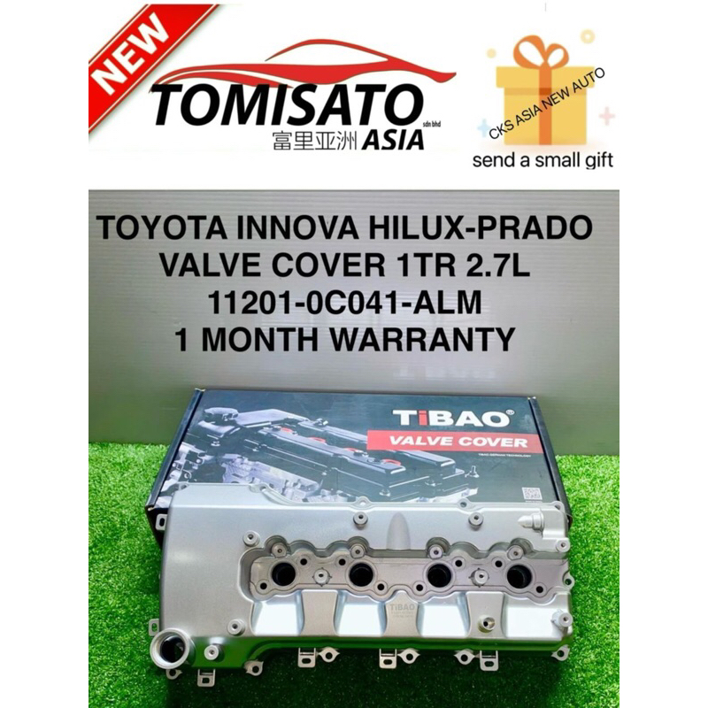 TOYOTA INNOVA- HILUX- PRADO ENGINE VALVE COVER ALUMINIUM (WITH GASSKATE ...