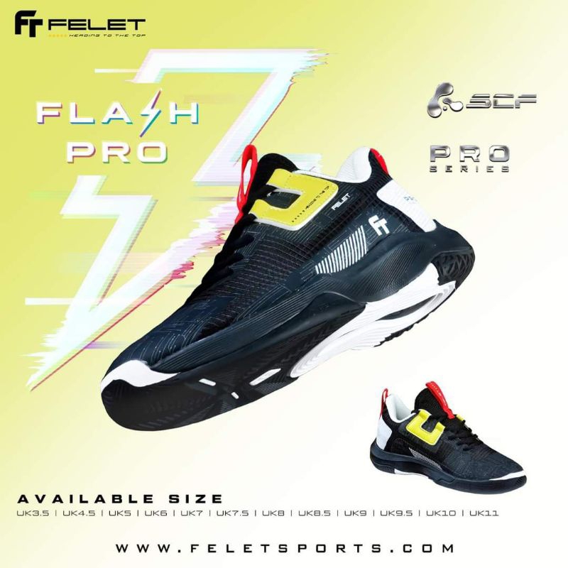 FELET FLASH PRO BADMINTON SHOES | Shopee Malaysia