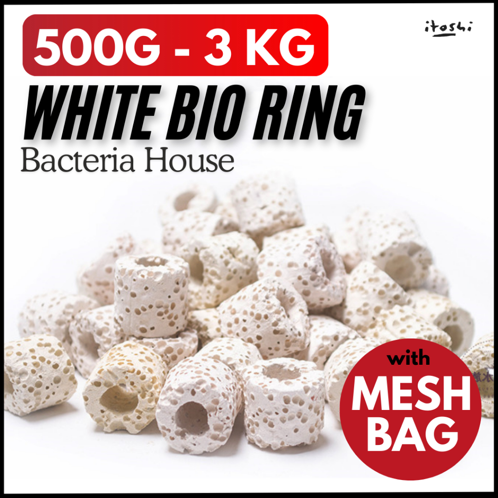 ITOSHI 3KG 2KG Nano Ceramic Bio Filter Media Bio Ring Aquarium Porous ...