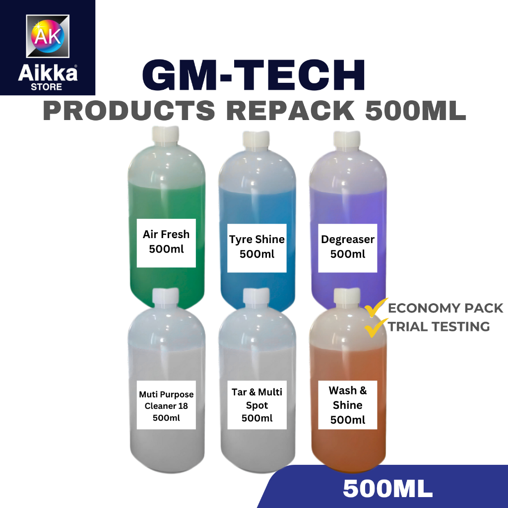 GM TECH Repacking Car Care Products Tyre Shine Shampoo Car Air Fresh ...