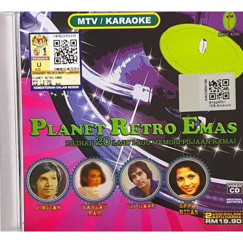 VCD Karaoke Planet Retro Emas (2 Disc) | Shopee Malaysia