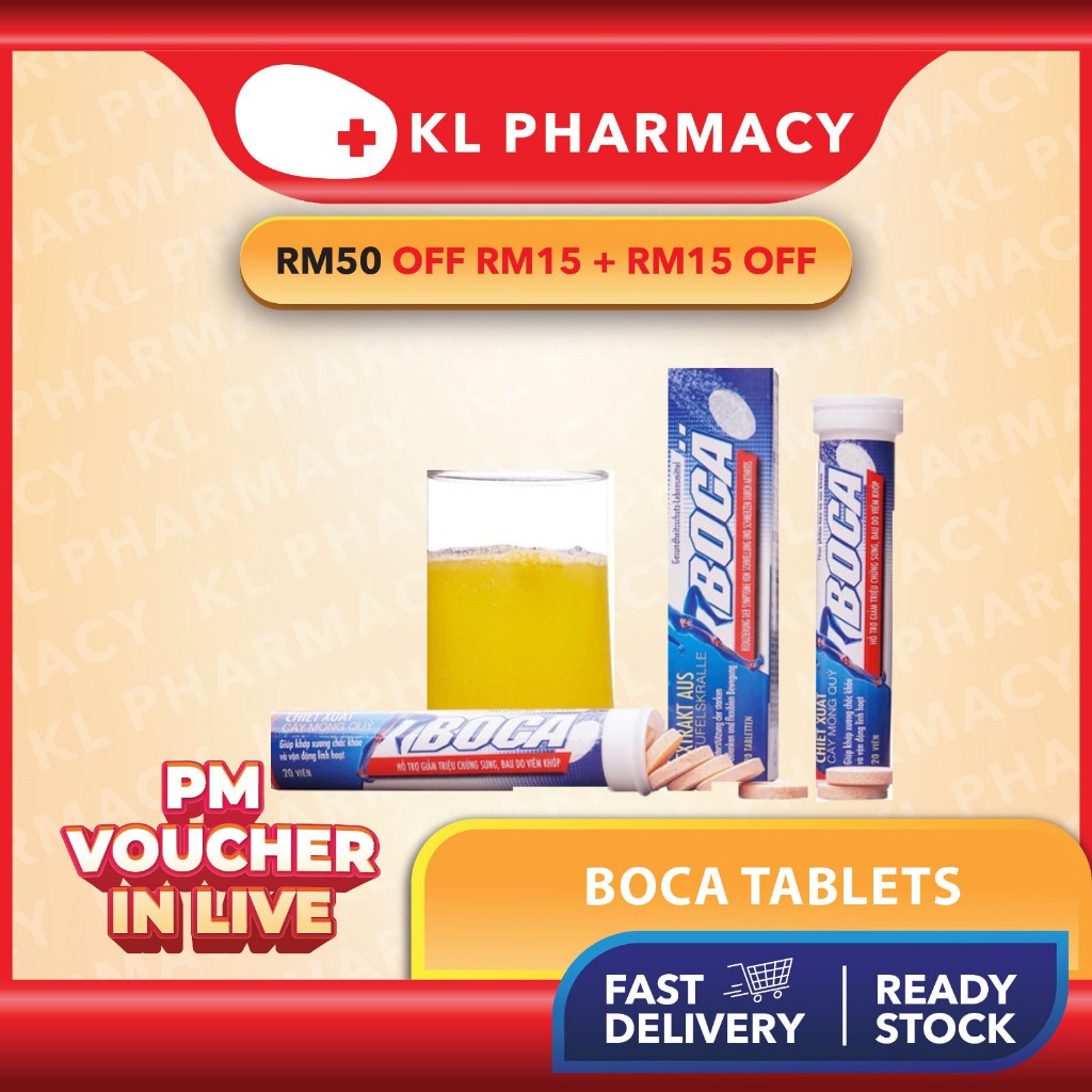 Boca Platinum Effervescent Tablets Bones And Joint Support for ...