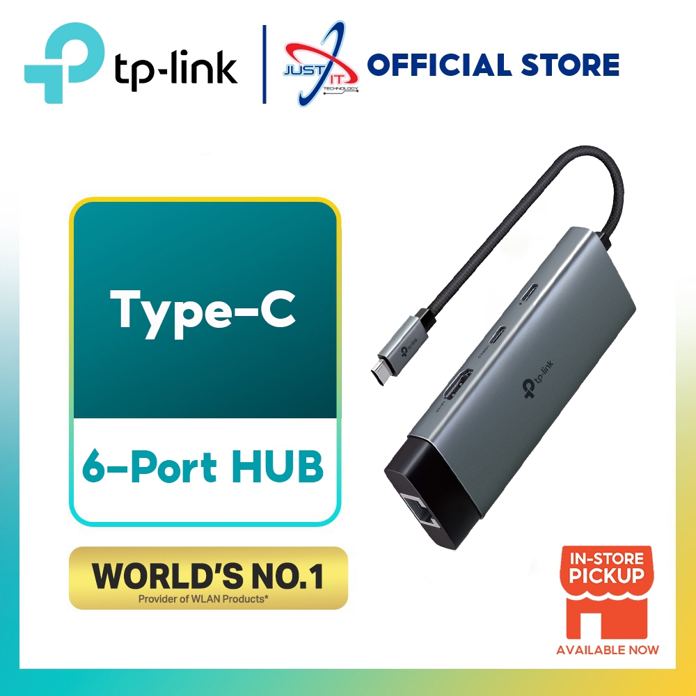 TP-Link USB Type-C 6-Port Hub UH6120C | Shopee Malaysia