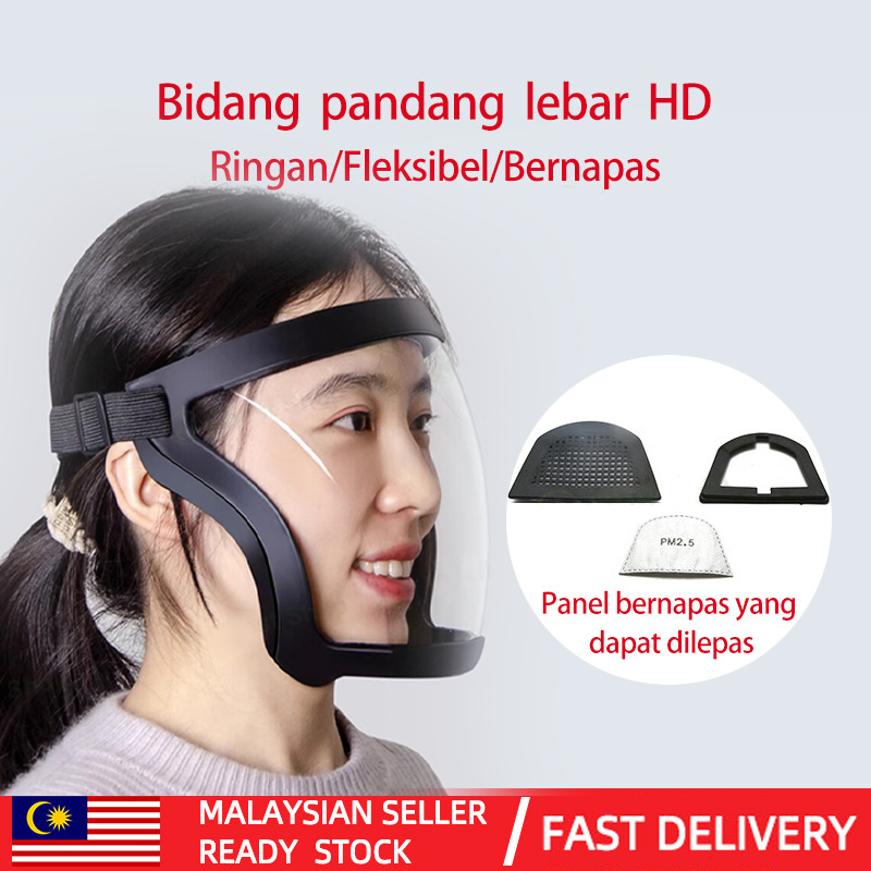 Active Protective Hybrid Full Face Shield High Quality Unisex ...