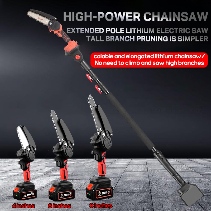High branch Saw With a 1.5-Meter-2.2-Meter-Long Extension Rod And ...