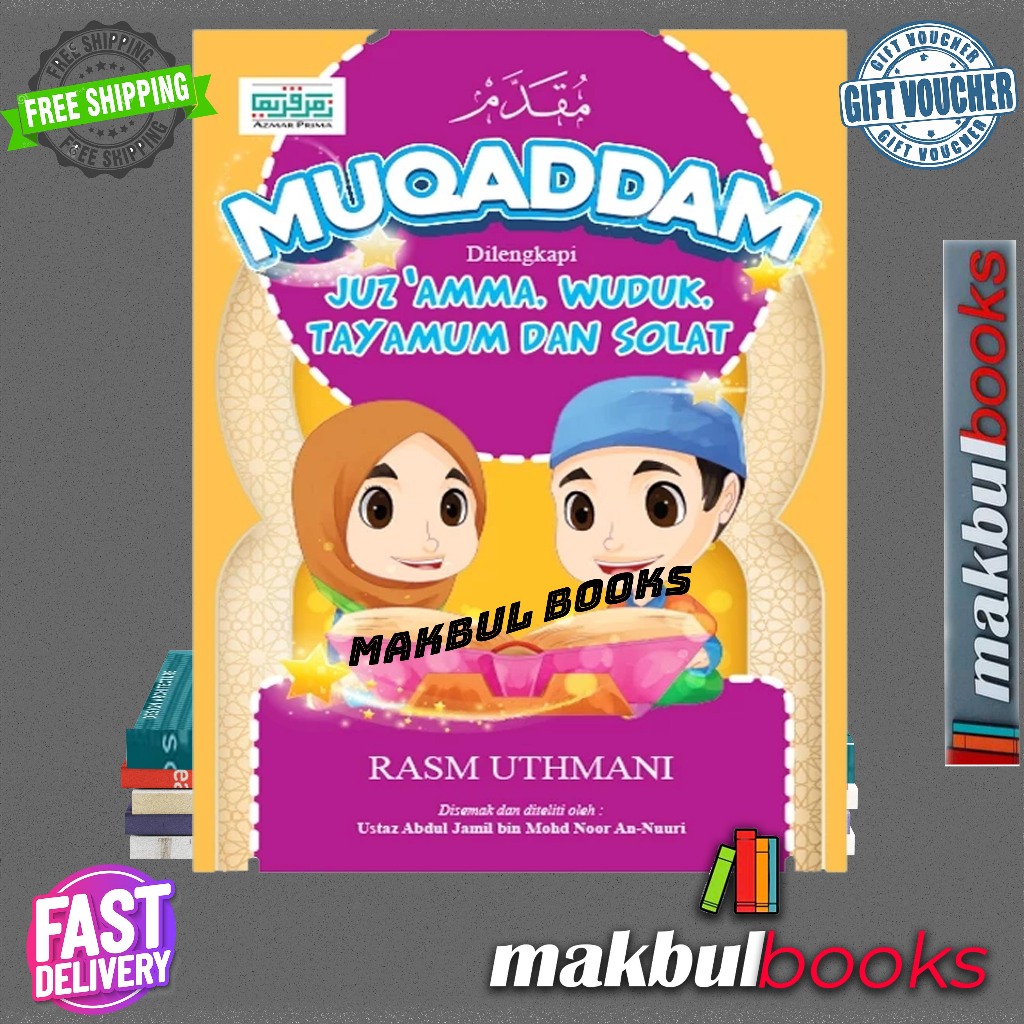 AZMAR PRIMA: MUQADDAM ~ DILENGKAPI JUZ'AMMA, WUDUK, TAYAMUM DAN SOLAT ...
