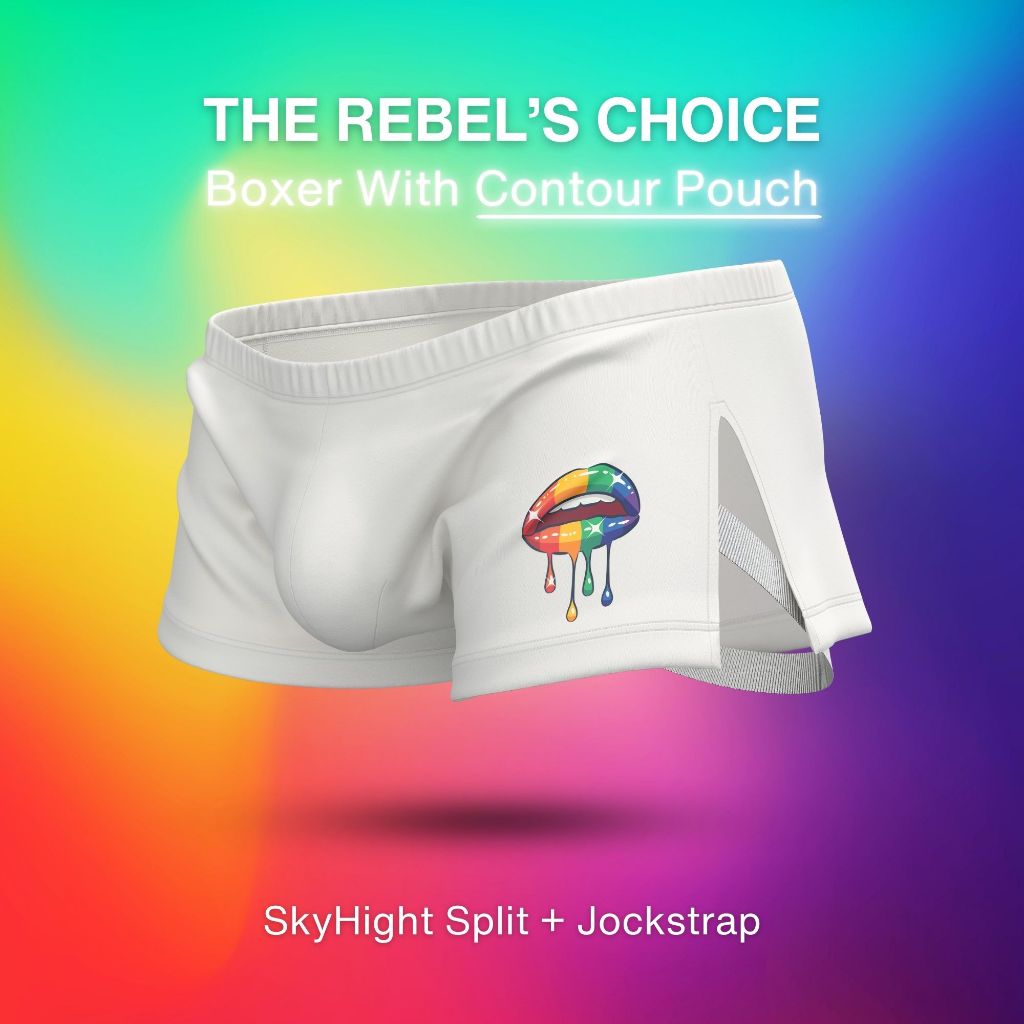 Private Structure Men Underwear Load My Mouth High Split Boxer (with ...