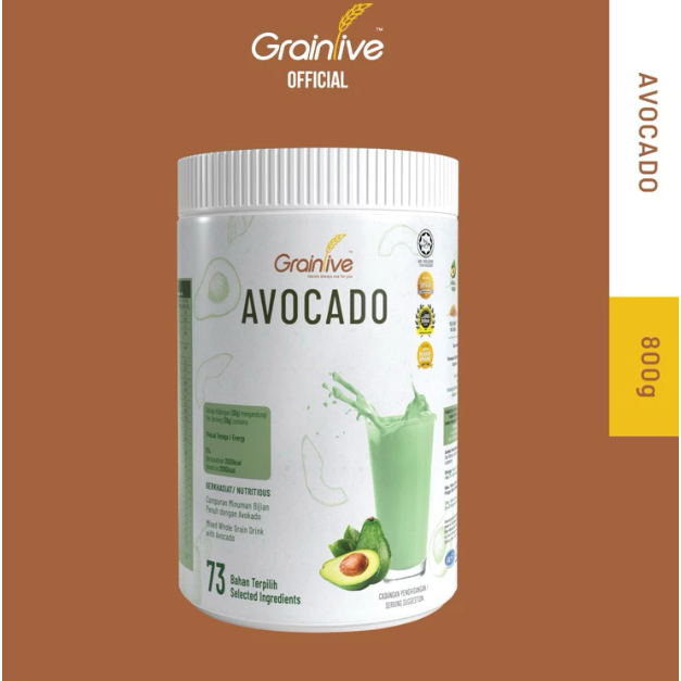 2025 New Grainlive Avocado Meal Replacement/Grain 营养代餐/谷粮 Chocolate ...