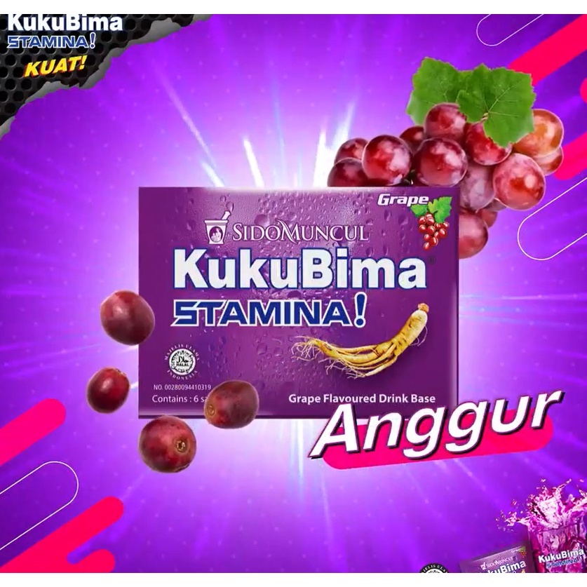 Kukubima Stamina Drink (Grape) 6'S X 10'S X 12 BDL/CTN | Shopee Malaysia