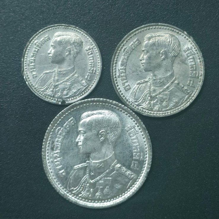 Thai King Rama VIII A Set Of Garuda Tin Coins 1946 ( 3 Coins ) | Shopee ...