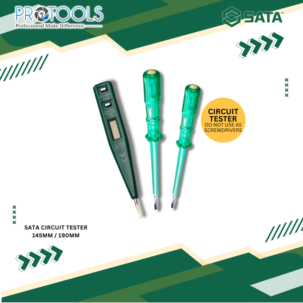 SATA 62501 / 62502 / 62601 SATA Tools Detection Screwdriver Test Pen ...
