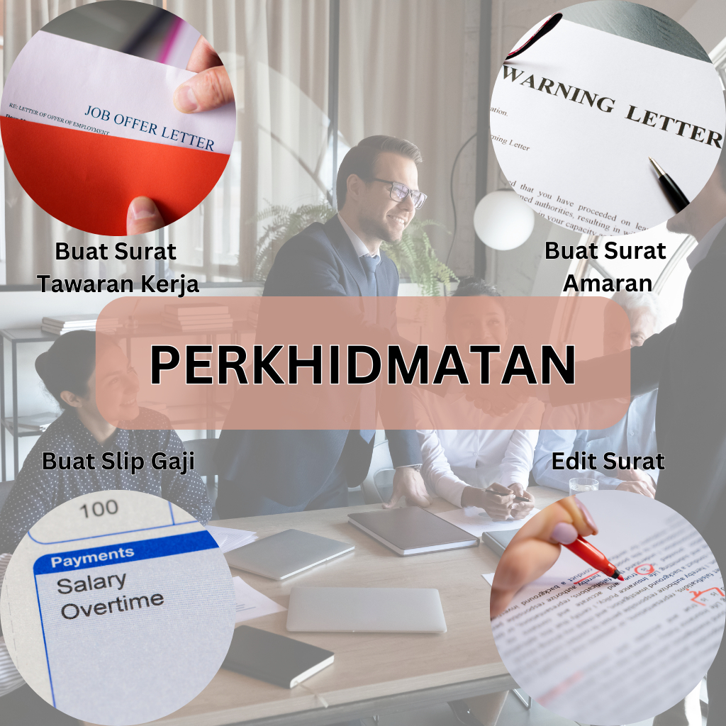 Servis Penulisan Surat Tawaran, Penamatan, Amaran Kerja, Payslip & Edit ...