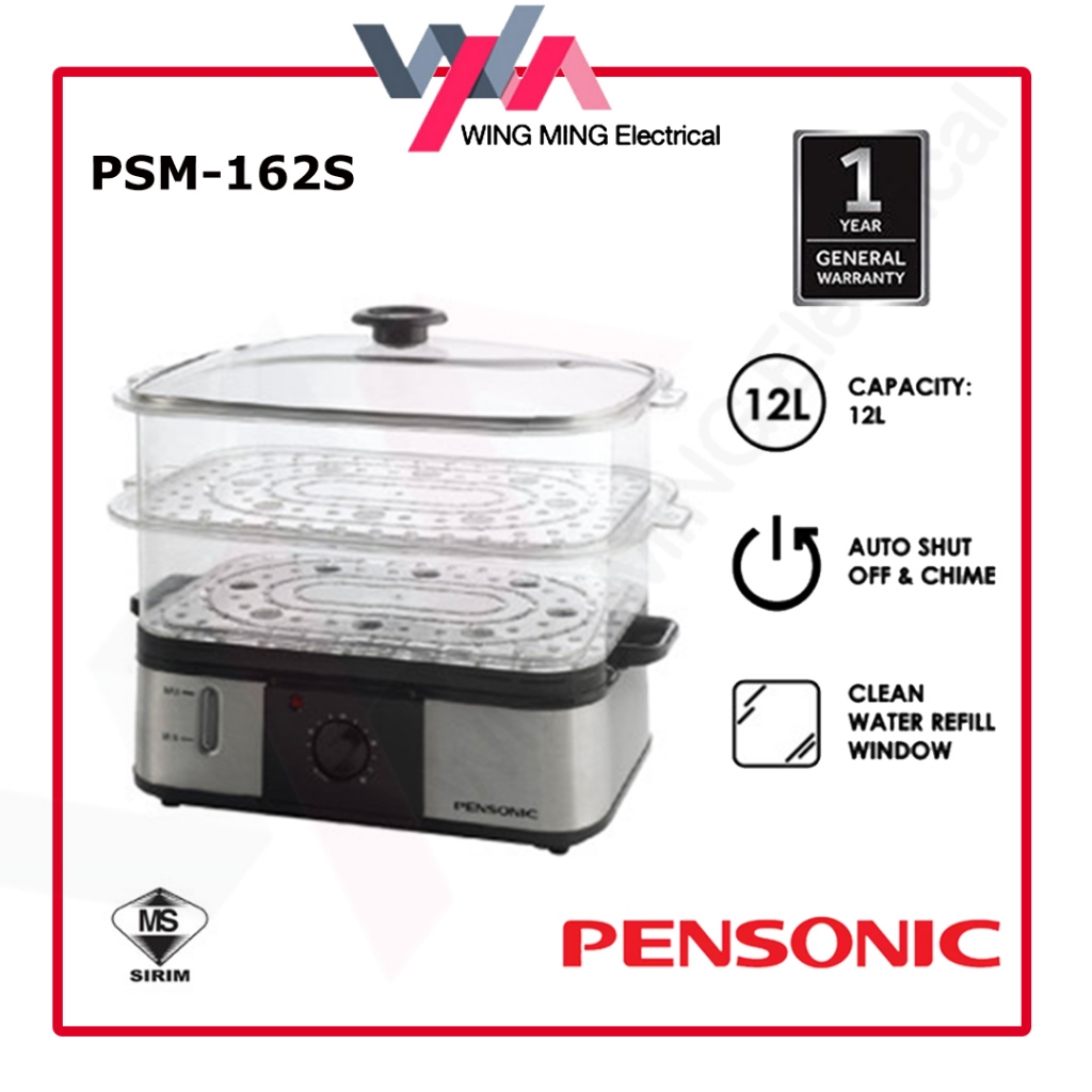 Pensonic 3 Steamer Container Food Steamer PSM-162S (12L) | Shopee Malaysia