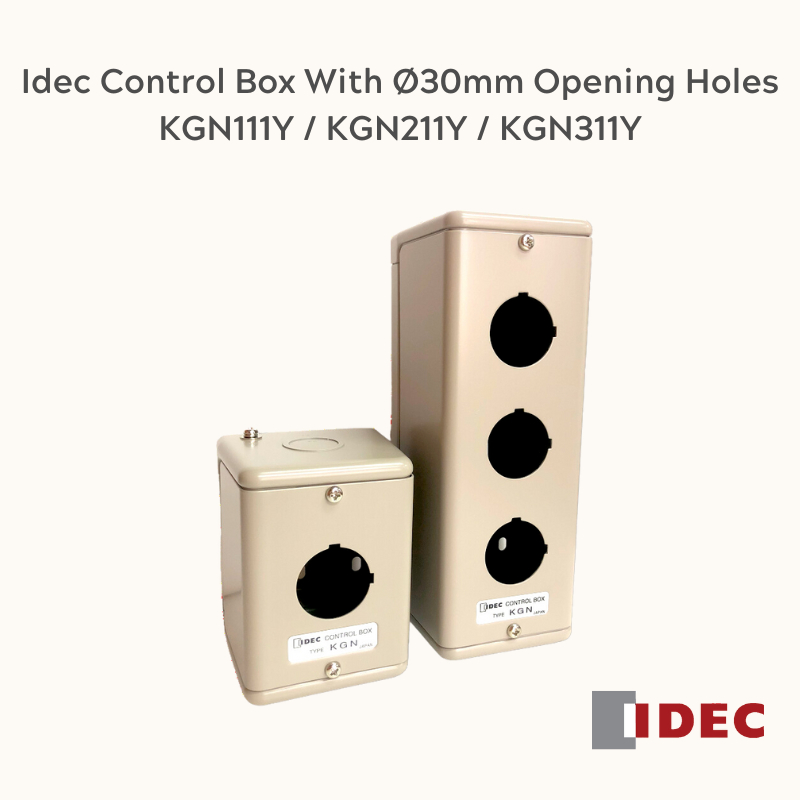 Idec Control Box With φ30mm Opening Holes KGN111Y / KGN211Y / KGN311Y ...
